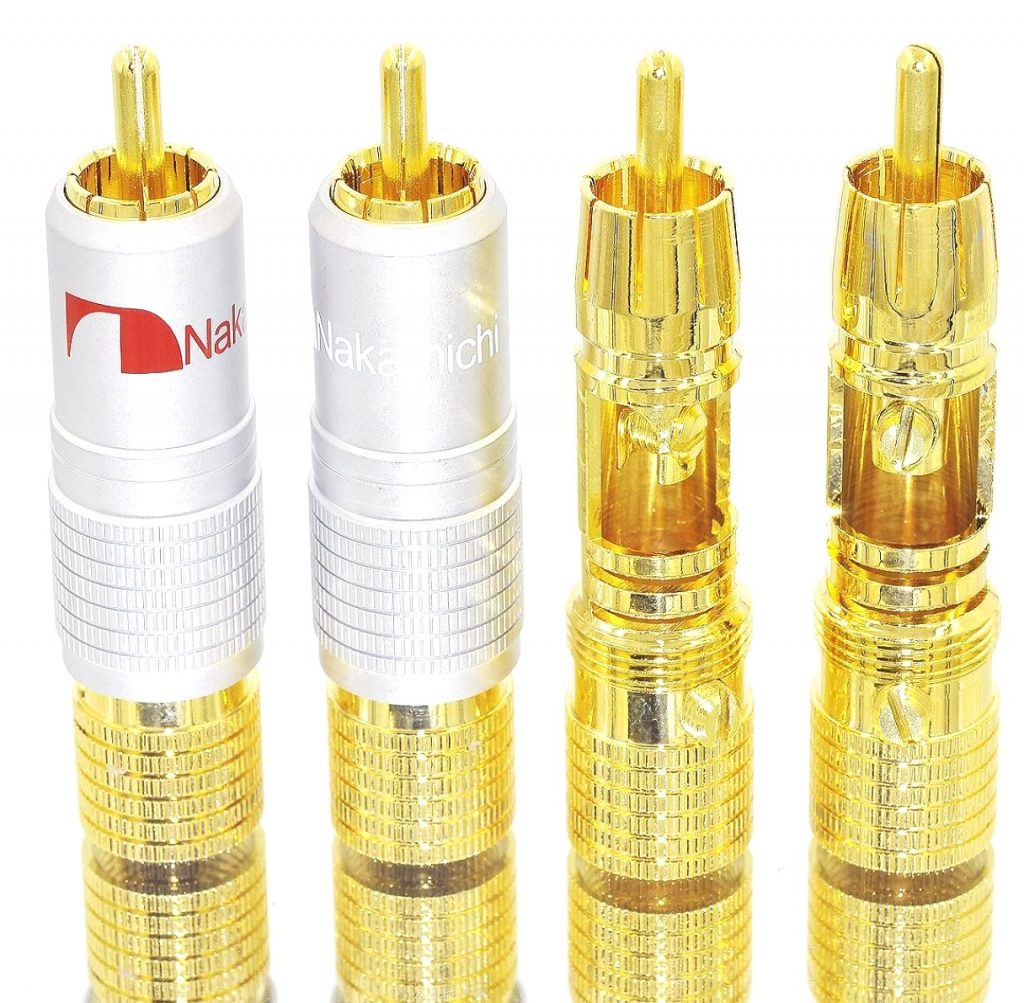 High End Nakamichi RCA Locking Plug 24K Gold N0816 | Nakamichi Plugs