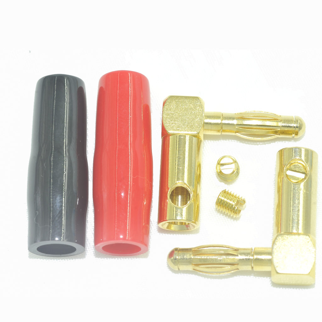 9 Beryllium copper leaf springs High End Right Angle Speaker Banana ...