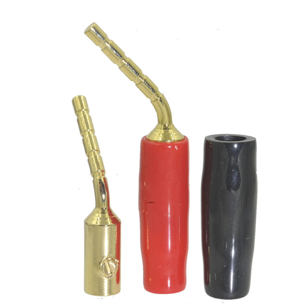 45° Angle Adapter Eico Amp Speaker Banana Tip Plug Pin Plug N0512D ...