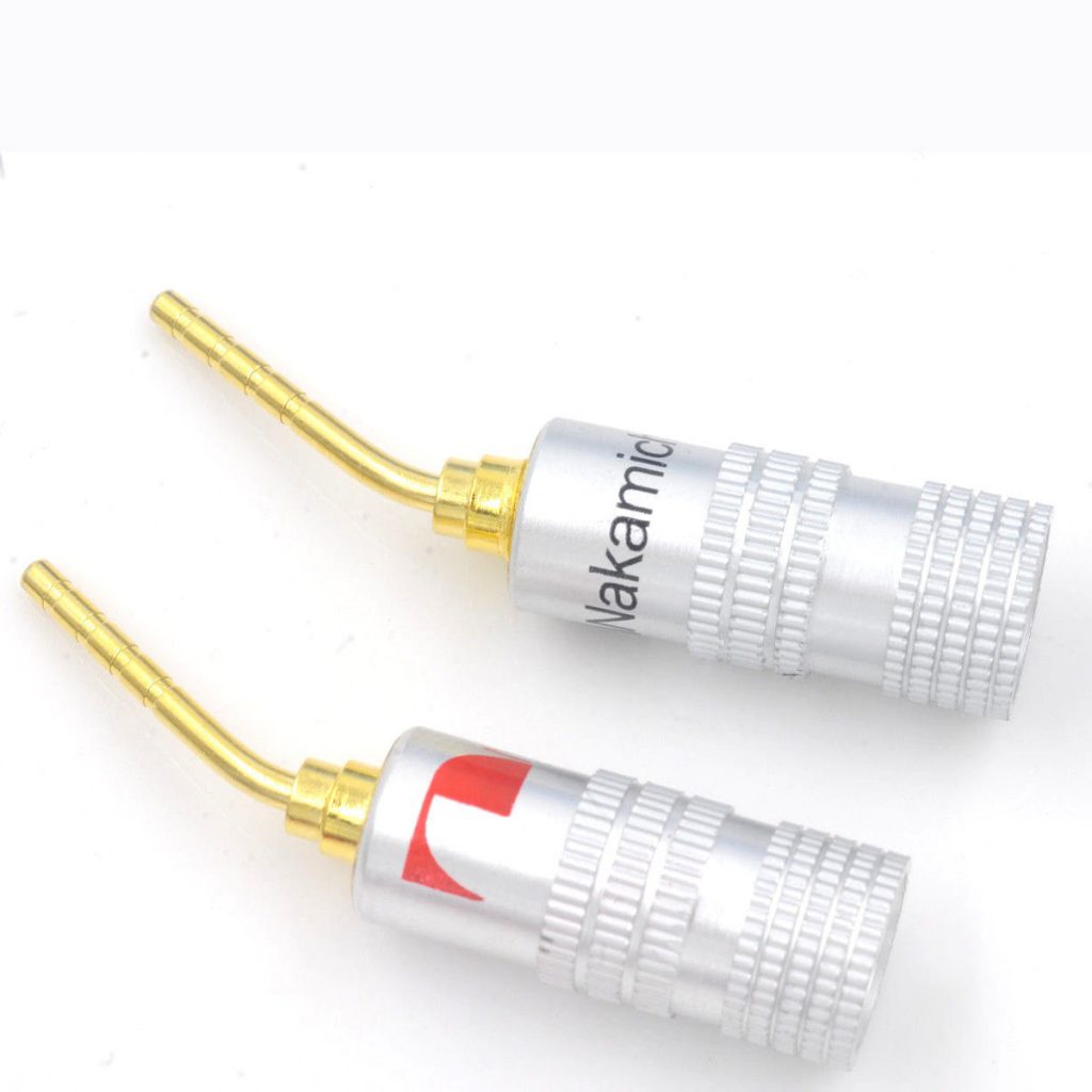 45° Angle 2 mm Nakamichi Banana Plug-Pin Screw Type Tip Plug Connector ...
